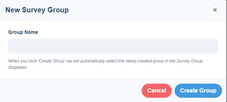 Creating a Survey Group